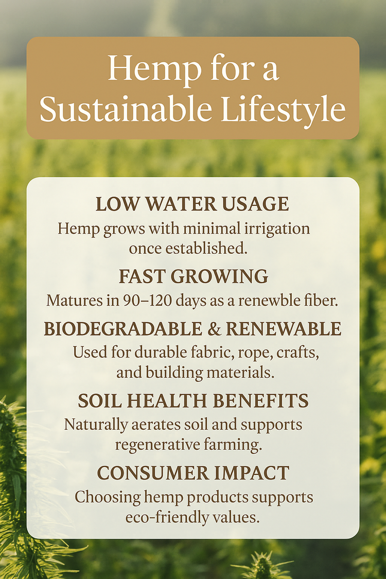 Why Hemp Is a Sustainable Choice for Eco-Conscious Consumers – Ranchera ...